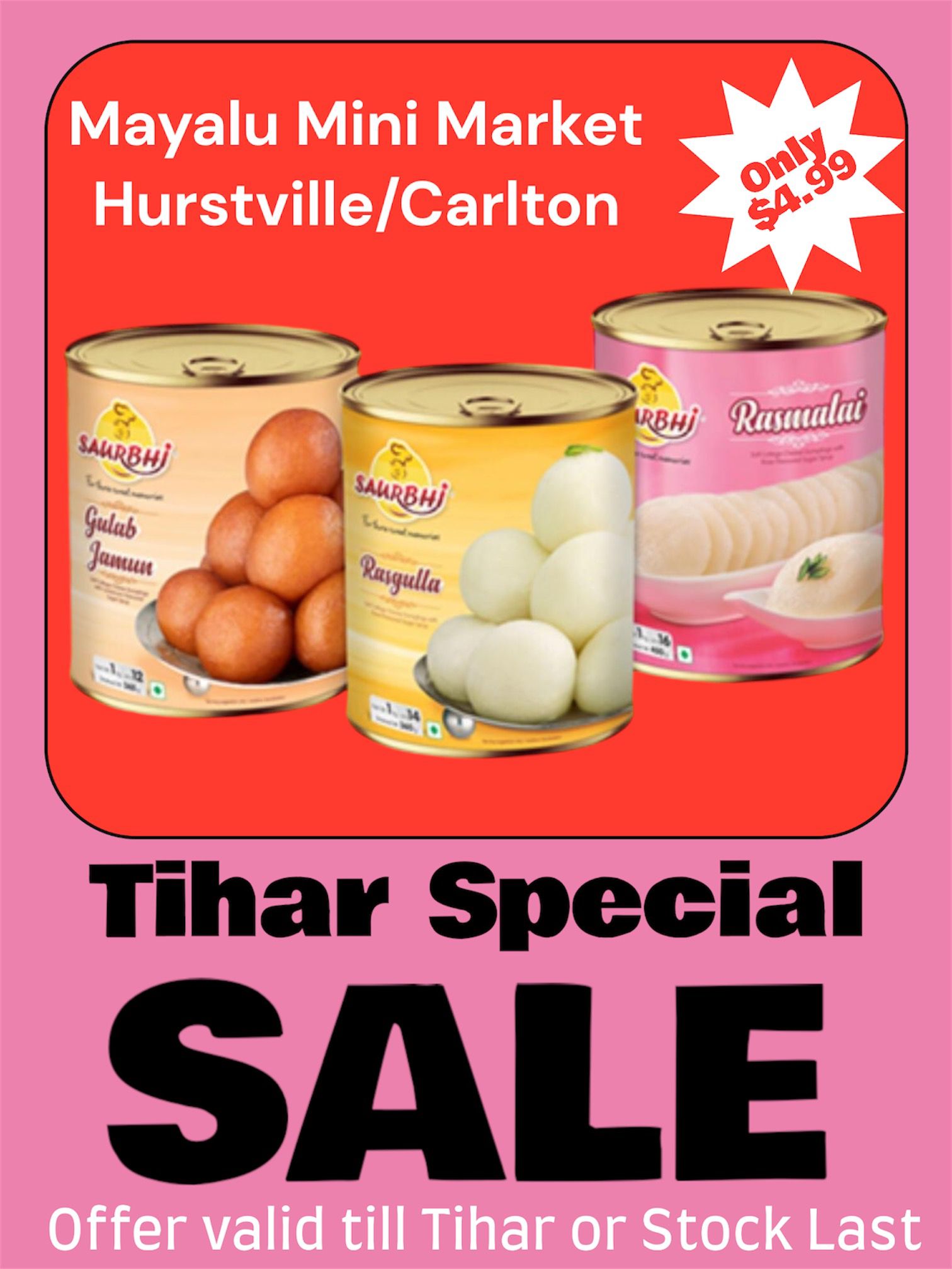 Tihar Special Sweets 1kg Pack