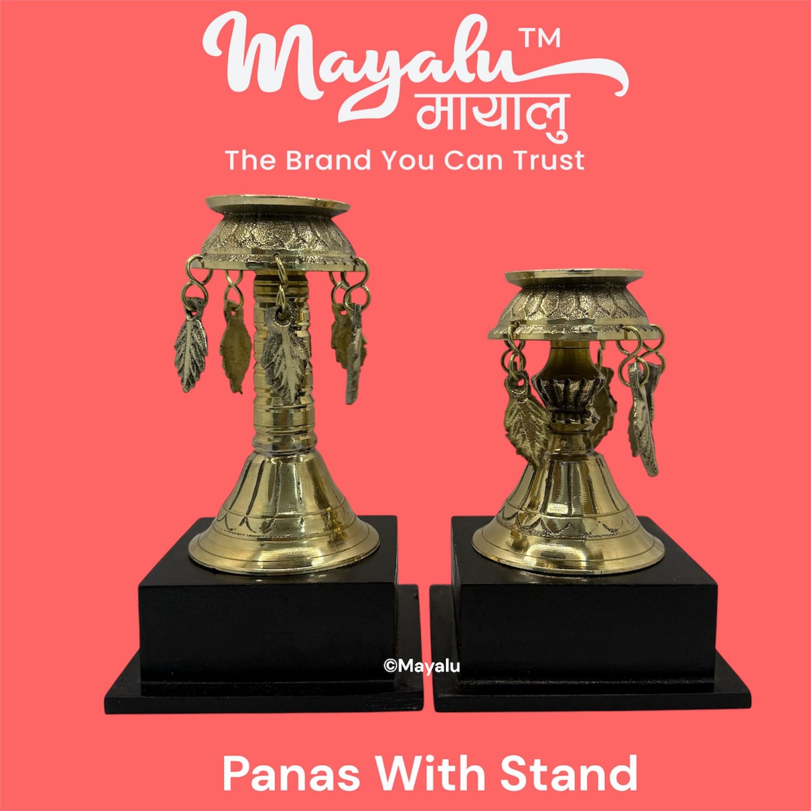 Brass Panas With Stand